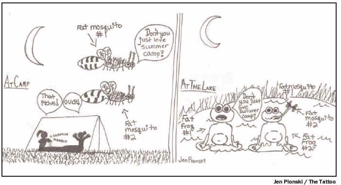 Cartoon: Summer camp - Youth Journalism International