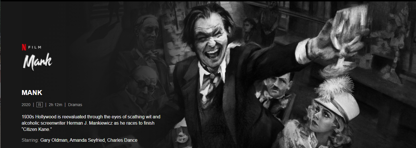 'Mank' - a good idea trapped in a mediocre movie - Youth Journalism ...