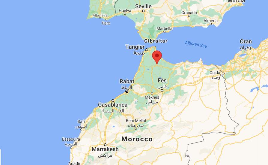 Map of Chefchaouen, Morocco - Youth Journalism International