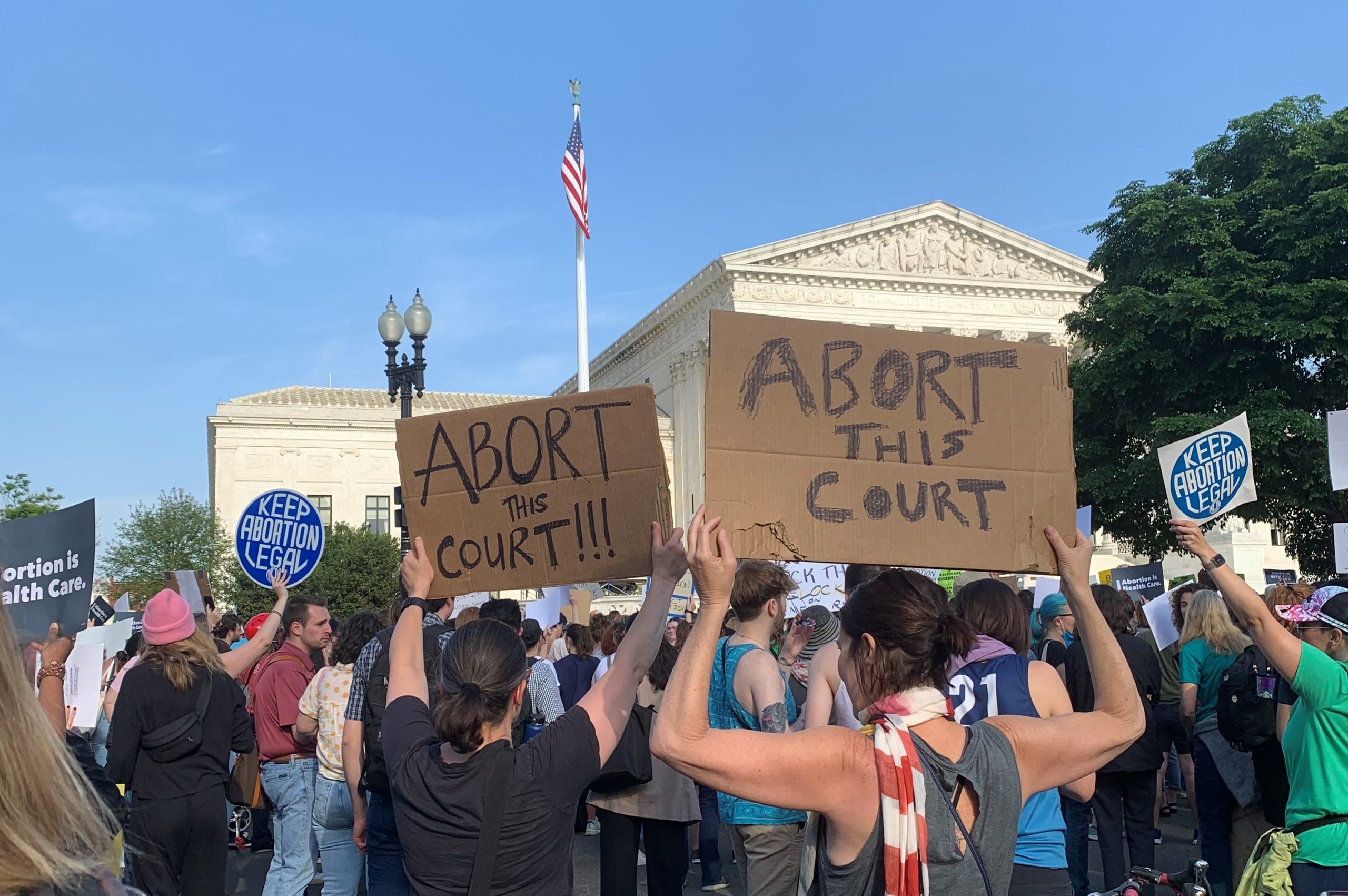 Protesters at U.S. Supreme Court are worried about abortion access and ...